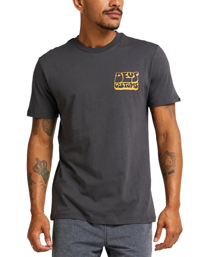 Tees | Deus Ex Machina | Duke Tee Anthracite – Deus Ex Machina USA