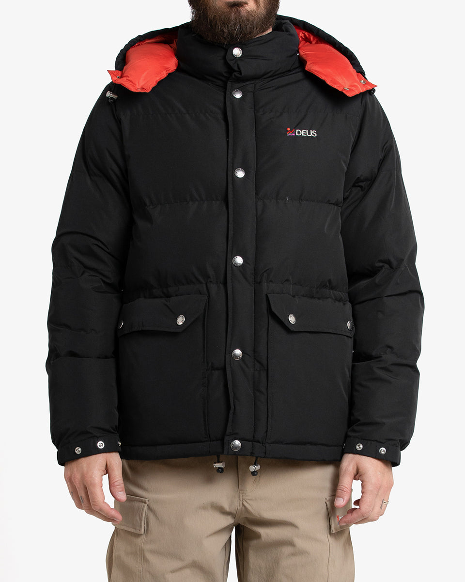 summit hooded down jacket