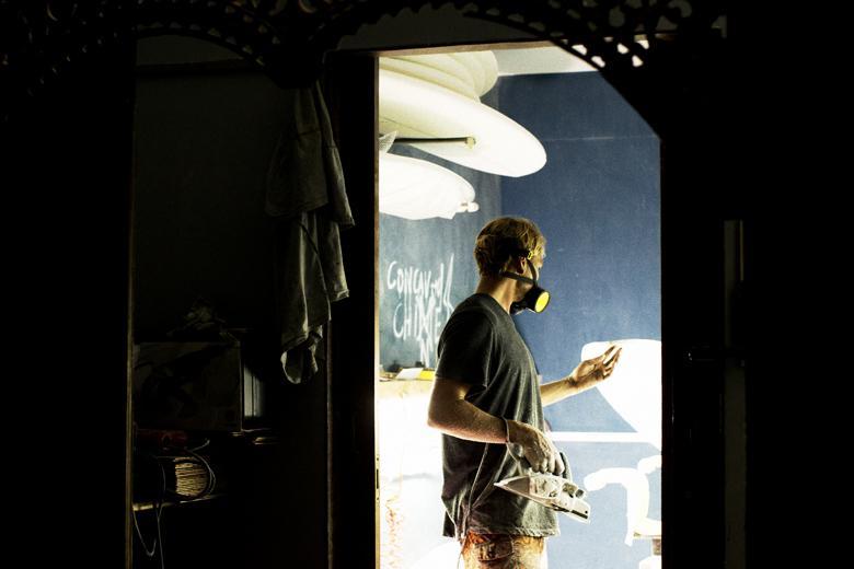 Tyler Warren hanging at the Temple – Deus Ex Machina USA