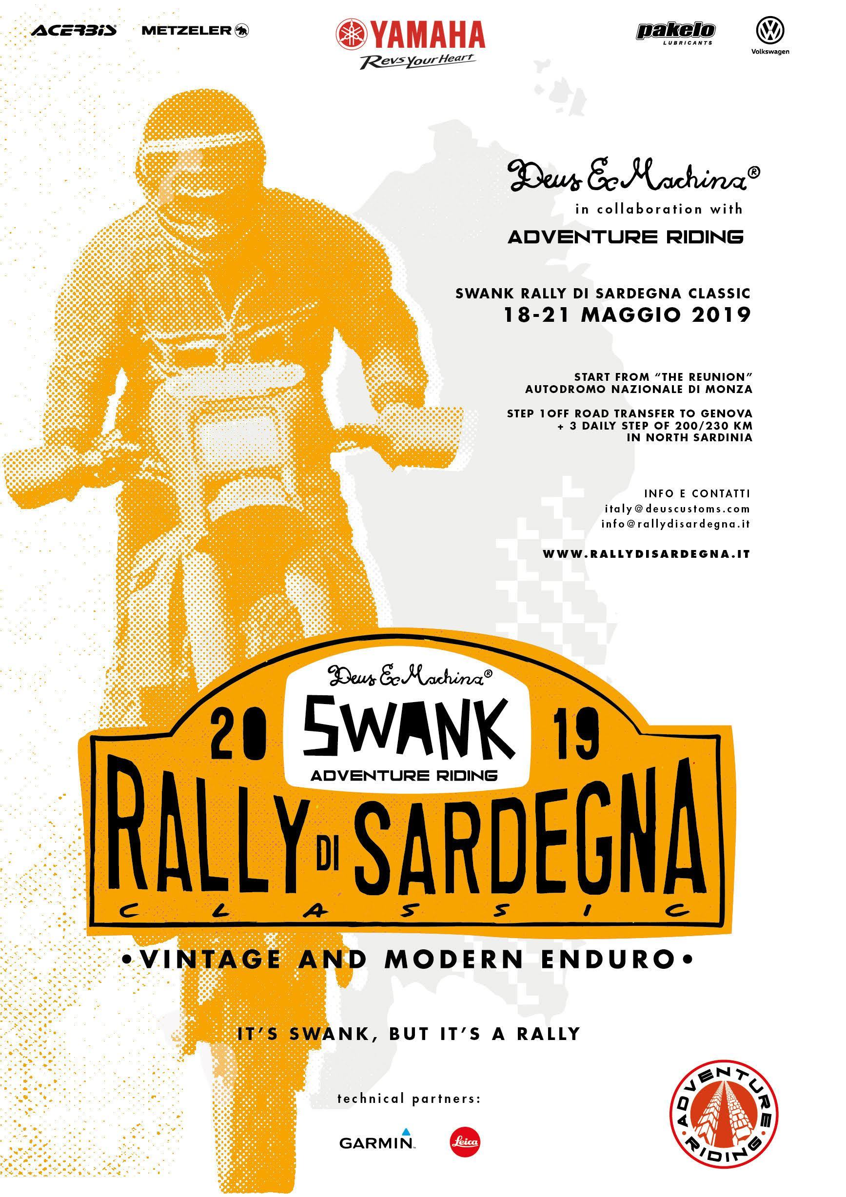 SWANK RALLY DI SARDEGNA CLASSIC – Deus Ex Machina USA