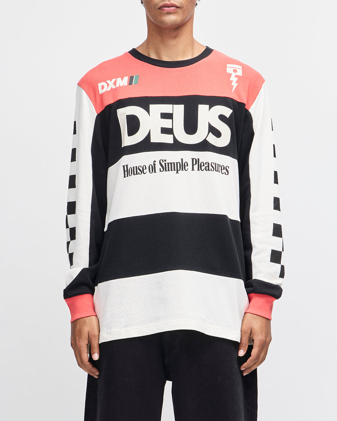 Vilander Moto Jersey - Valiant Red Combo – Deus Ex Machina USA