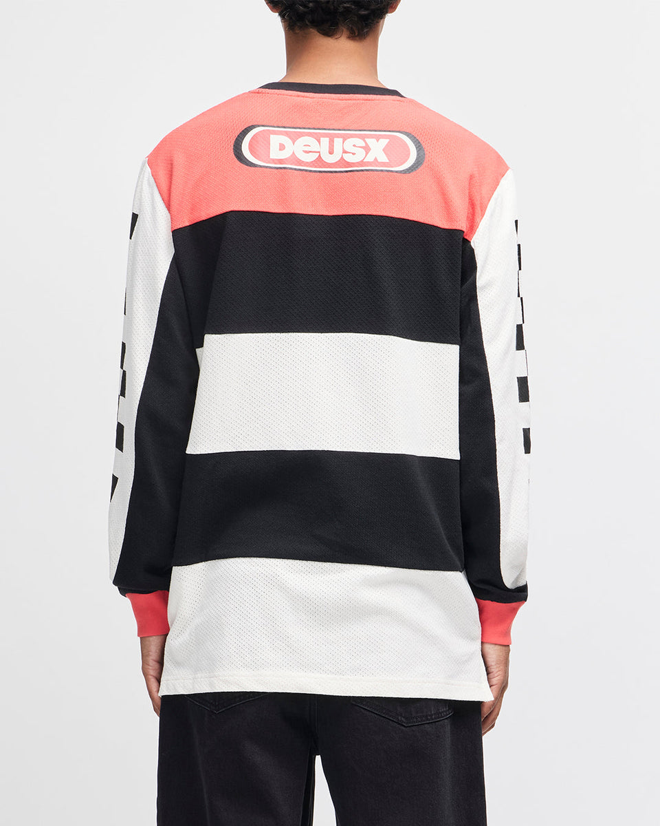 Vilander Moto Jersey - Valiant Red Combo – Deus Ex Machina USA