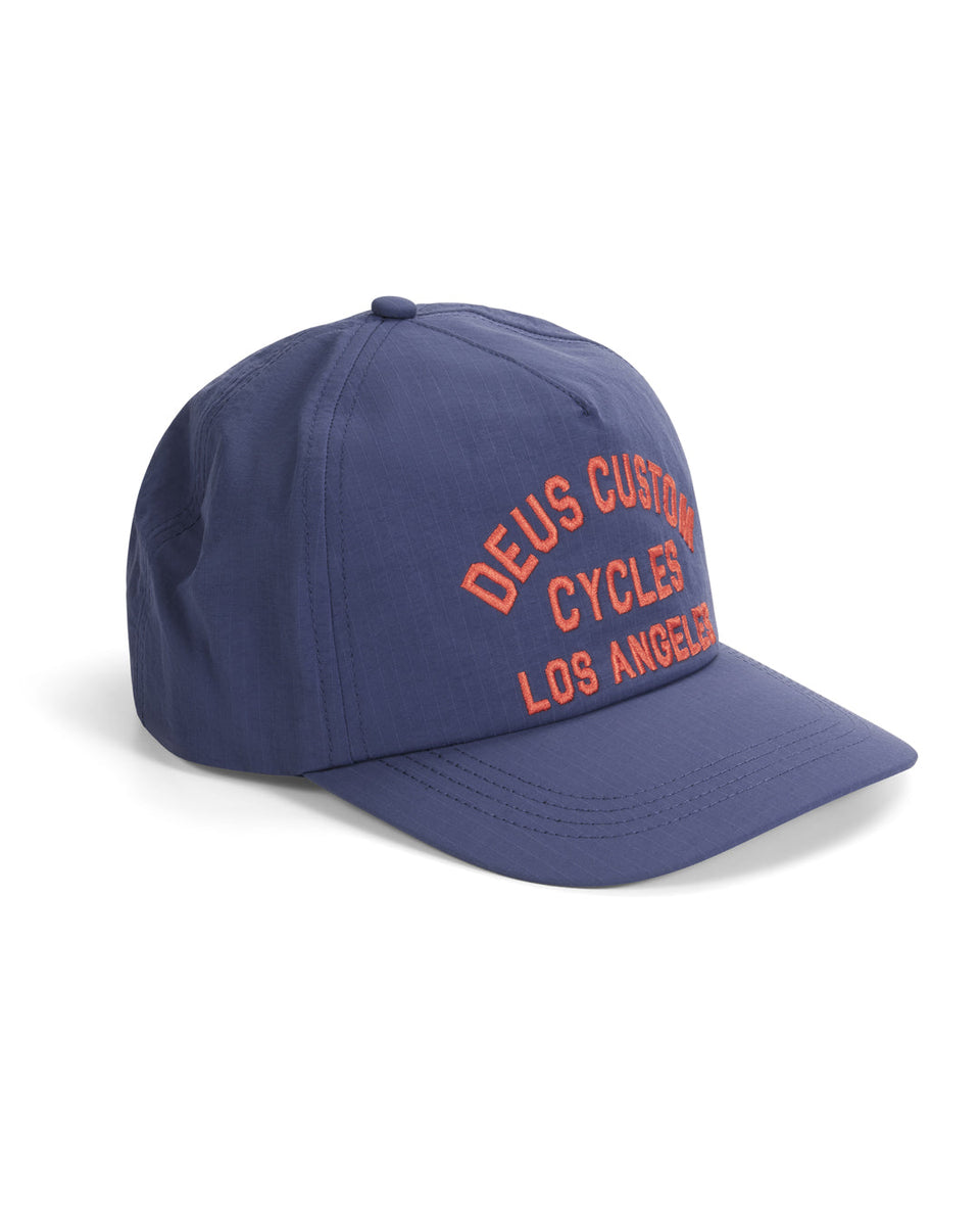 Hats | Deus Ex Machina | LA Ripstop Cap - Pageant Blue – Deus Ex ...