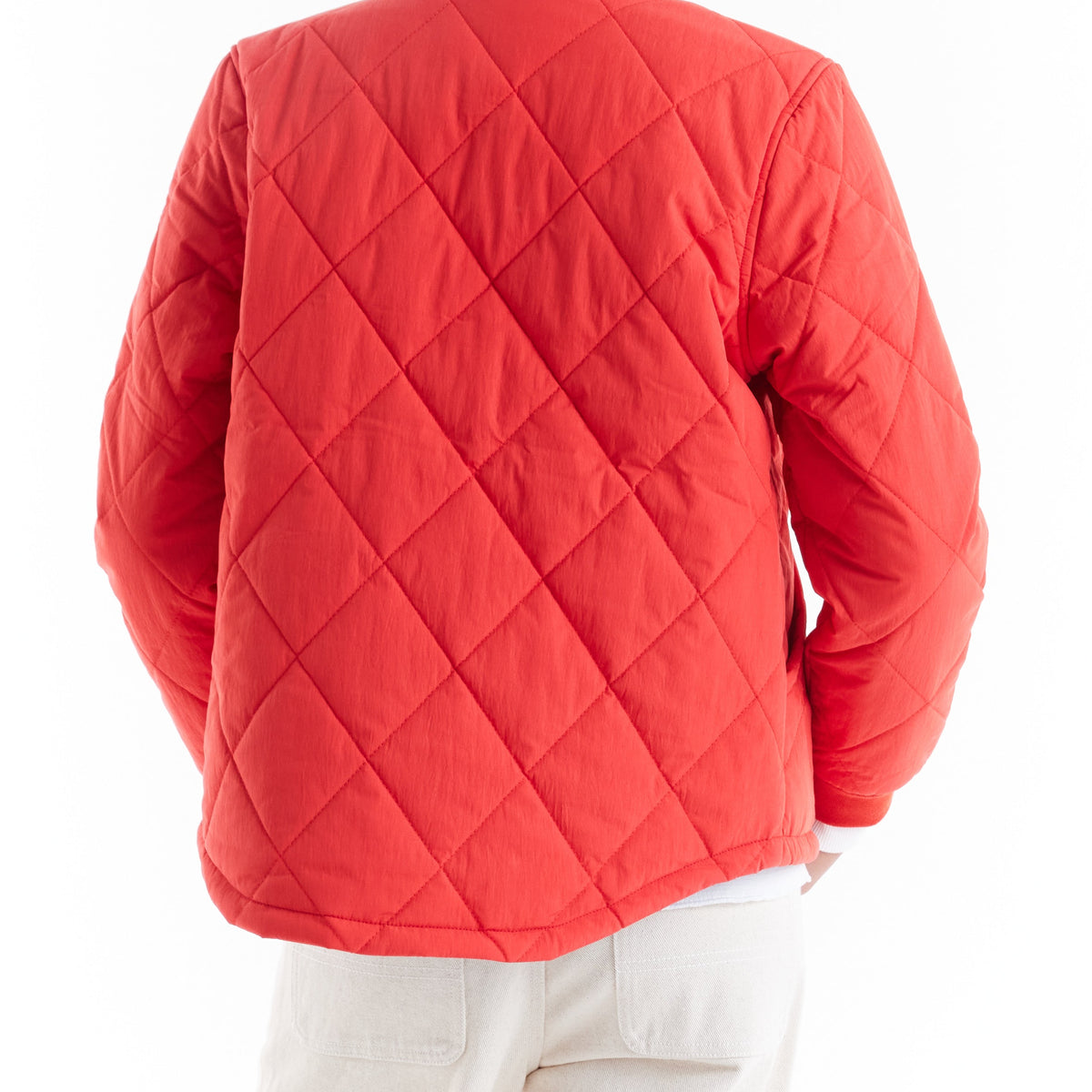 Womens Jackets | Deus Ex Machina | Wisdom Quilted Jacket Valiant Red ...