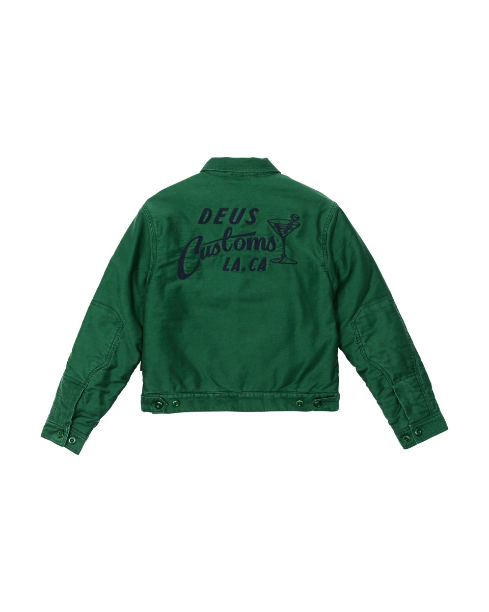 Womens Jackets | Deus Ex Machina | Hep Cat Jacket Hillside Green – Deus ...