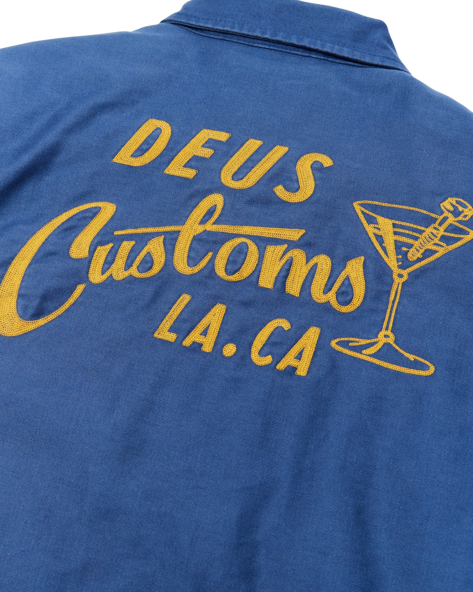 Womens Jackets | Deus Ex Machina | Hep Cat Jacket Mechanic Blue – Deus ...