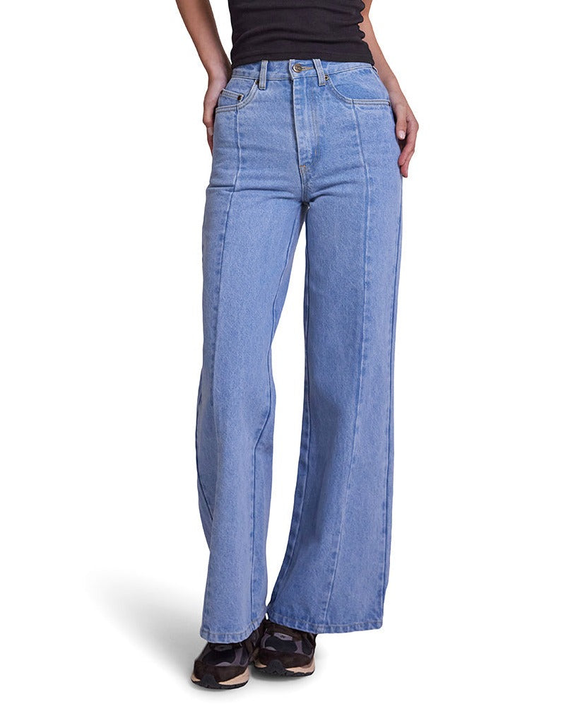 Womens Pants | Deus Ex Machina | Jiro Jean Lt Stonewash Indigo – Deus ...