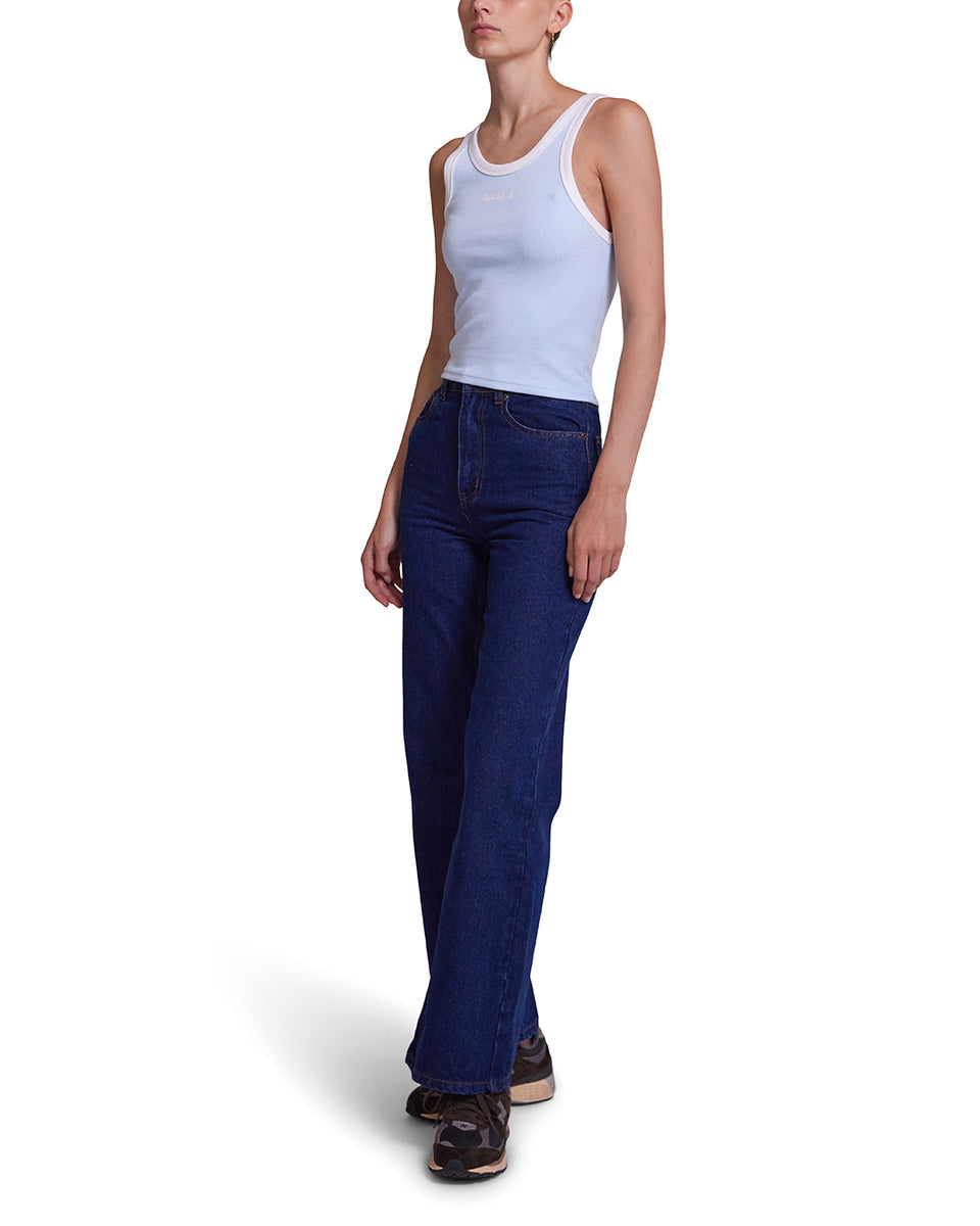Womens Pants | Deus Ex Machina | Divine Force Jean Vintage Blue Denim ...