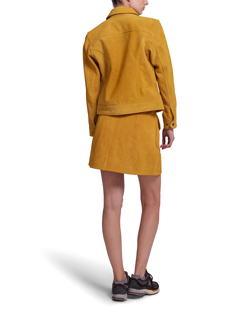 Womens Jackets | Deus Ex Machina | Daze Suede Jacket Lt Tan – Deus Ex ...