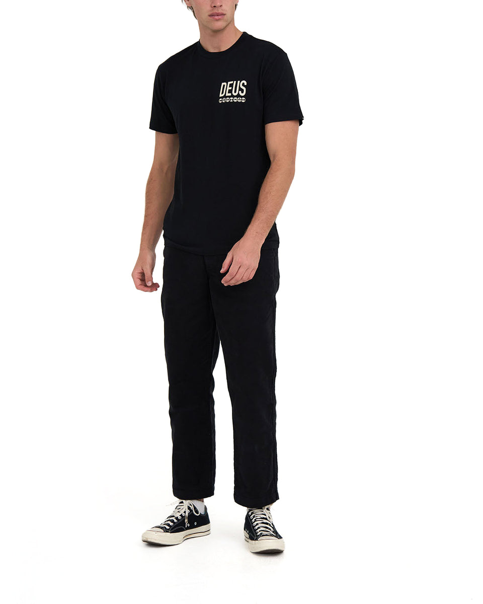 Tees | Deus Ex Machina | Inline Tee Black – Deus Ex Machina USA