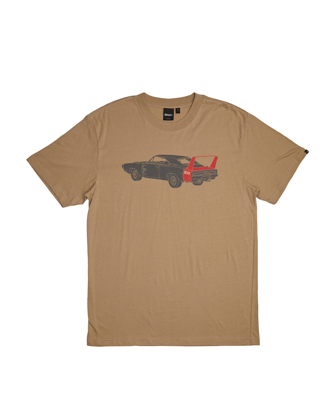 Tees | Deus Ex Machina | Charger Tee Khaki – Deus Ex Machina USA
