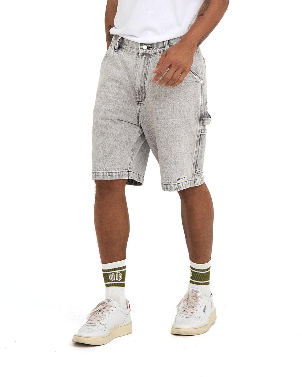 Shorts | Deus Ex Machina | Big Fella Short Light Black Wash – Deus Ex ...