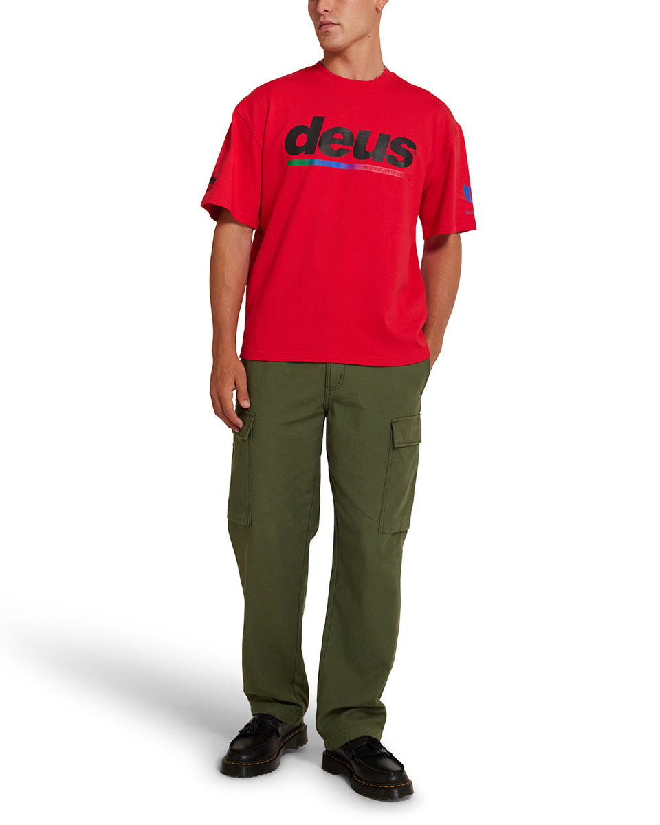 Tees | Deus Ex Machina | Dig U Tee Race Red – Deus Ex Machina USA