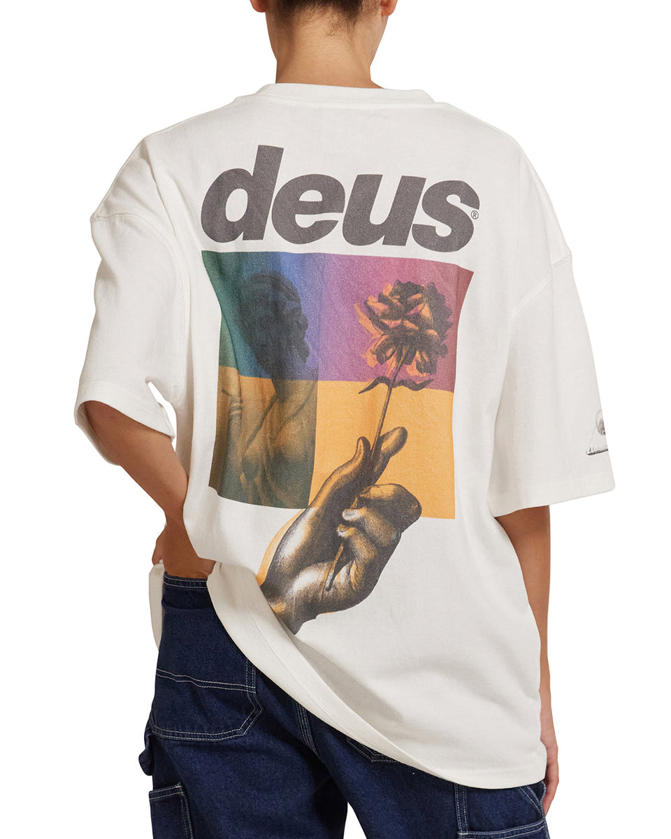 Tees | Deus Ex Machina | Dig U Tee Vintage White – Deus Ex Machina USA