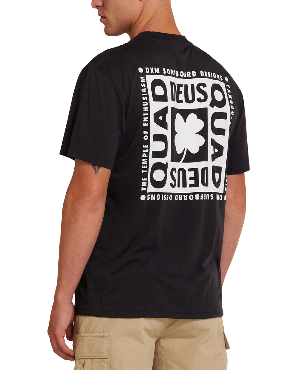 Tees | Deus Ex Machina | Quad Tee Black – Deus Ex Machina USA