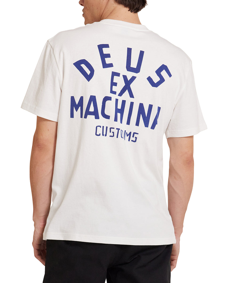 Tees | Deus Ex Machina | Pisstin Tee Vintage White – Deus Ex Machina USA
