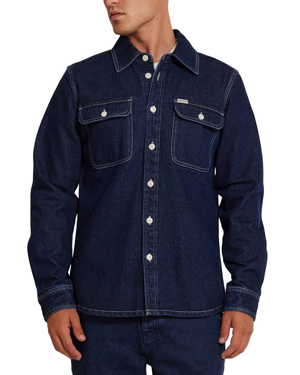 Shirts | Deus Ex Machina | Vacay Denim Shirt Blue Indigo – Deus Ex ...