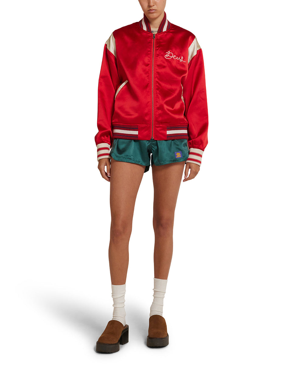 Jackets | Deus Ex Machina | Memento Mori Jacket Race Red – Deus Ex ...