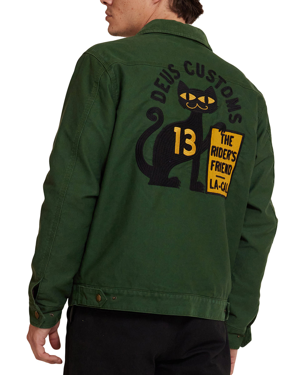 Jackets | Deus Ex Machina | Super Stitious Jacket Hillside Green – Deus ...