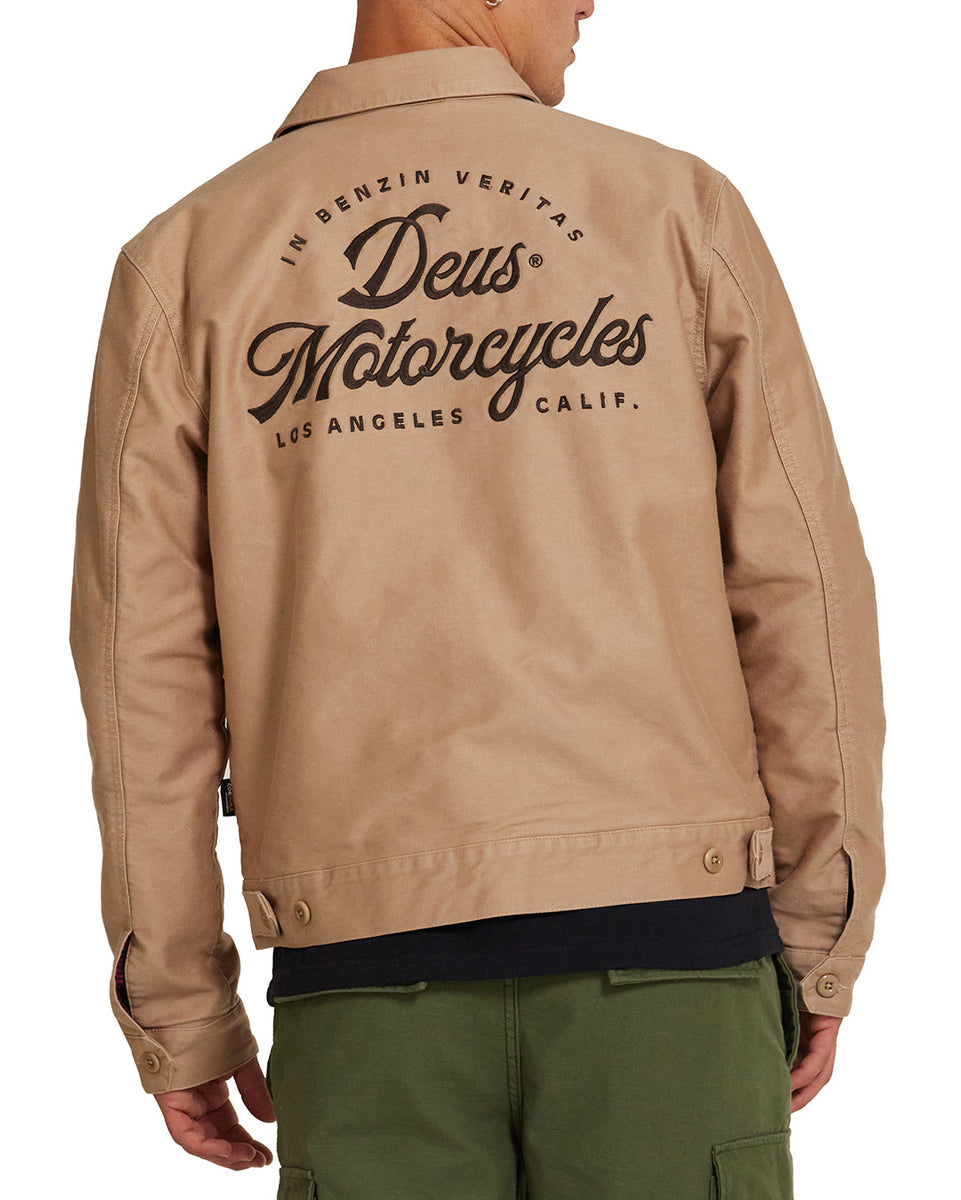 Jackets | Deus Ex Machina | Ride Out Work Jacket Khaki – Deus Ex ...