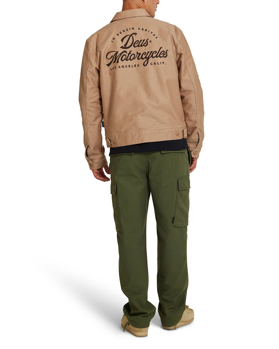 Jackets | Deus Ex Machina | Ride Out Work Jacket Khaki – Deus Ex ...