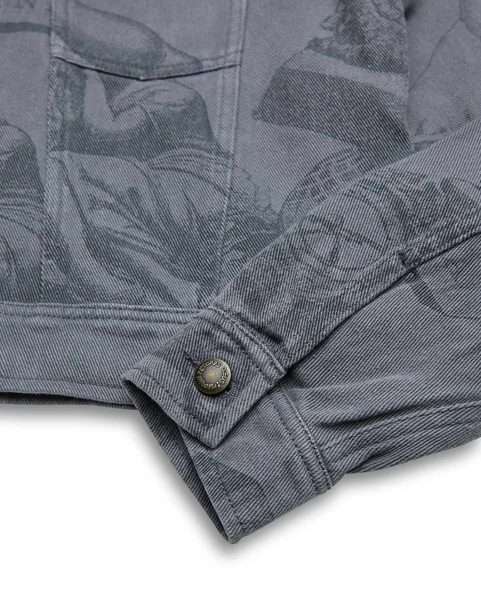 Jackets | Deus Ex Machina | Dream Machine Jacket Overdyed Anthracite ...