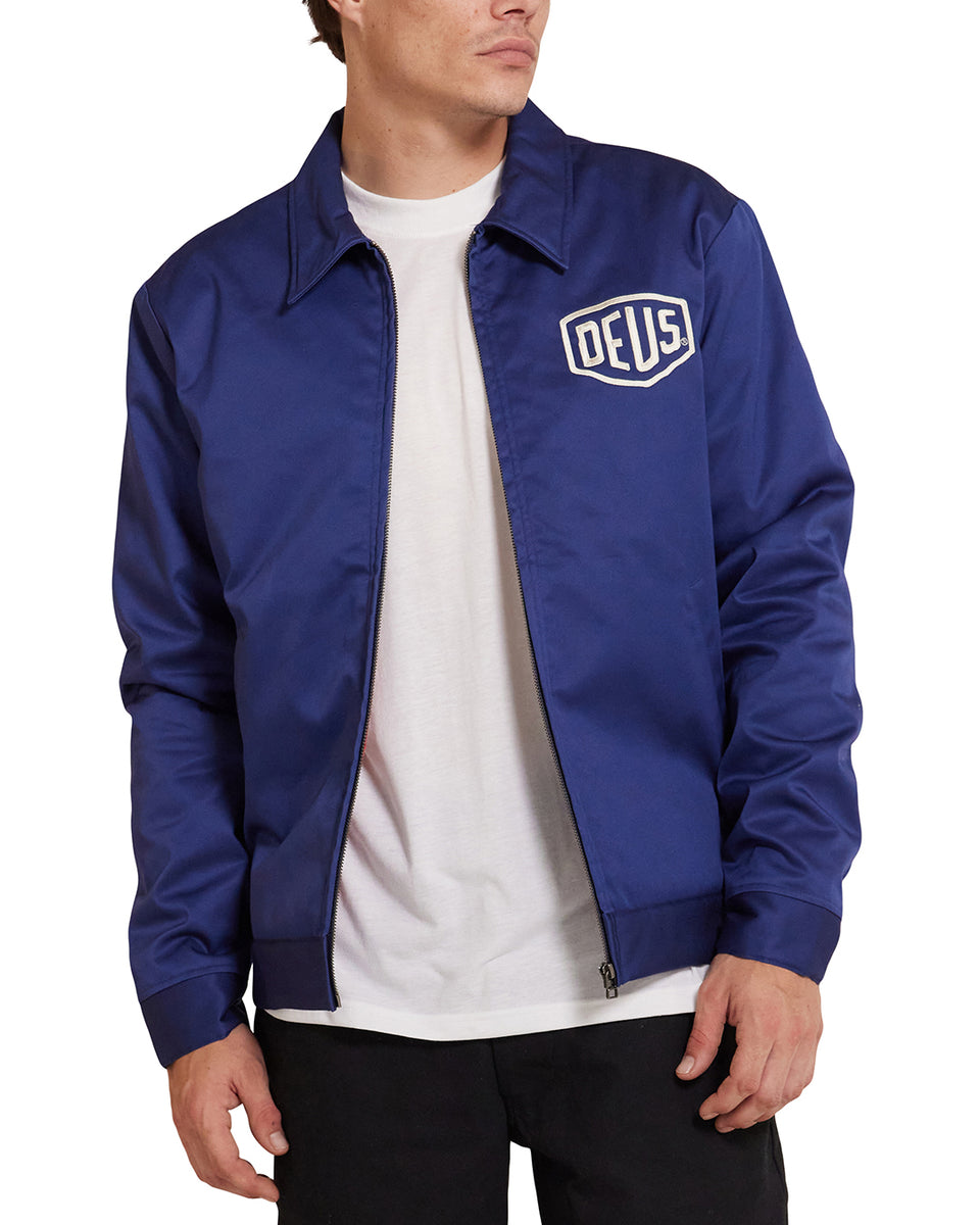 Jackets | Deus Ex Machina | Workwear Jacket 2.0 - Mechanic Blue – Deus ...