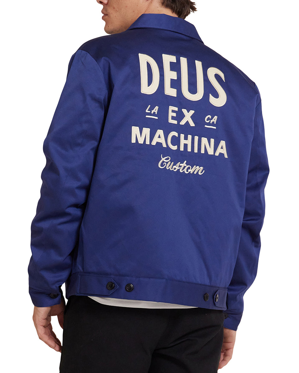 Jackets | Deus Ex Machina | Workwear Jacket 2.0 - Mechanic Blue – Deus ...