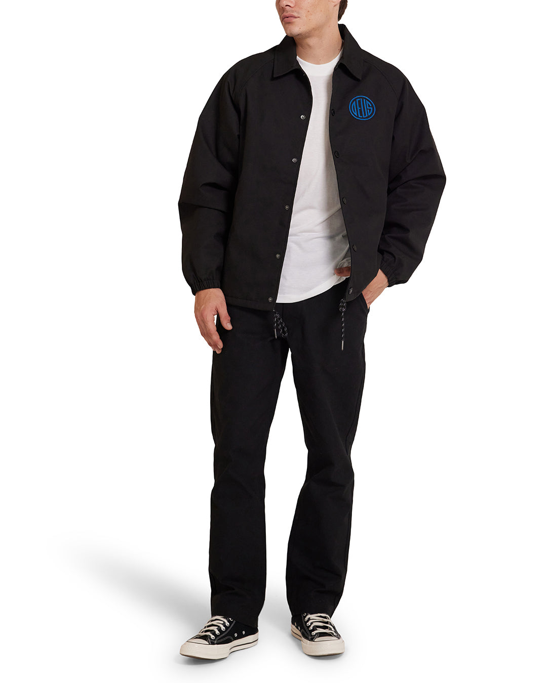 Jackets | Deus Ex Machina | Pill Logo Coach Jacket – Deus Ex Machina USA