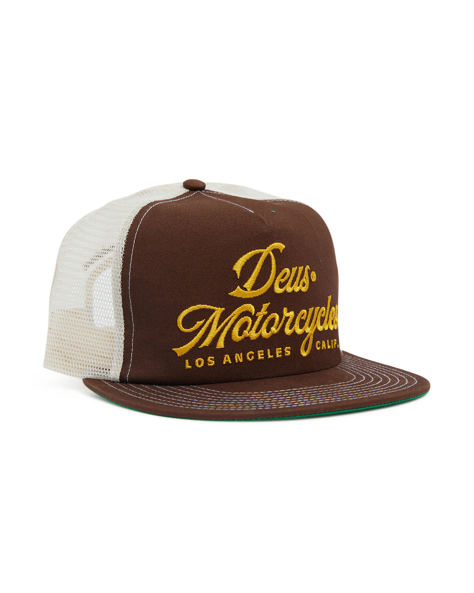 Hats | Deus Ex Machina | Round Out Trucker Brown – Deus Ex Machina USA