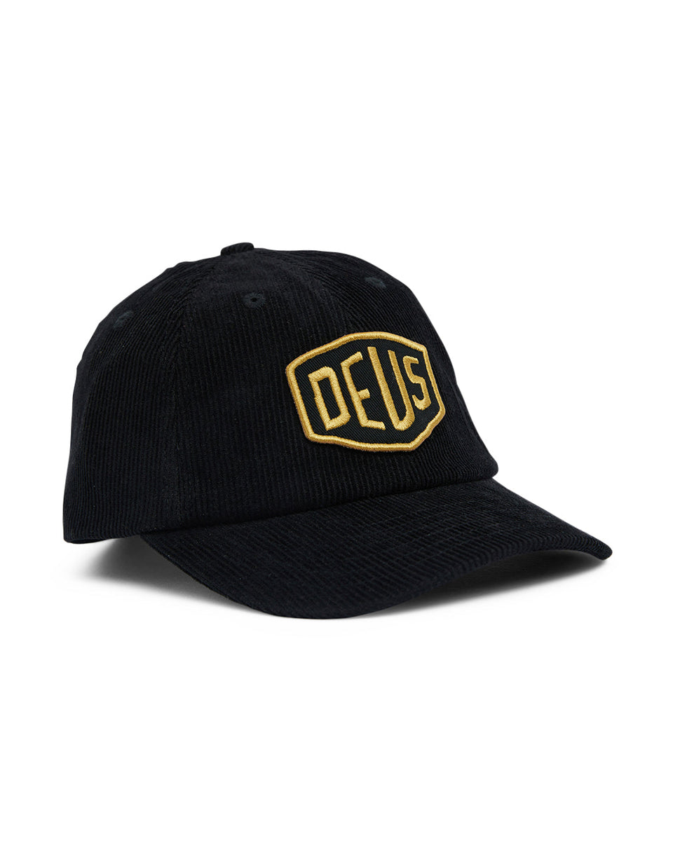 Hats | Deus Ex Machina | Shield Cord Dad Cap Black – Deus Ex Machina USA