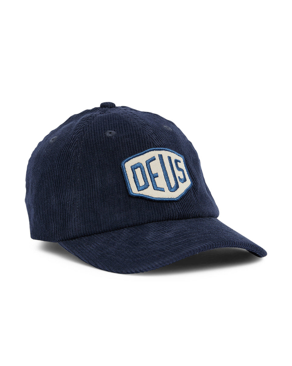 Hats | Deus Ex Machina | Shield Cord Dad Cap Navy – Deus Ex Machina USA