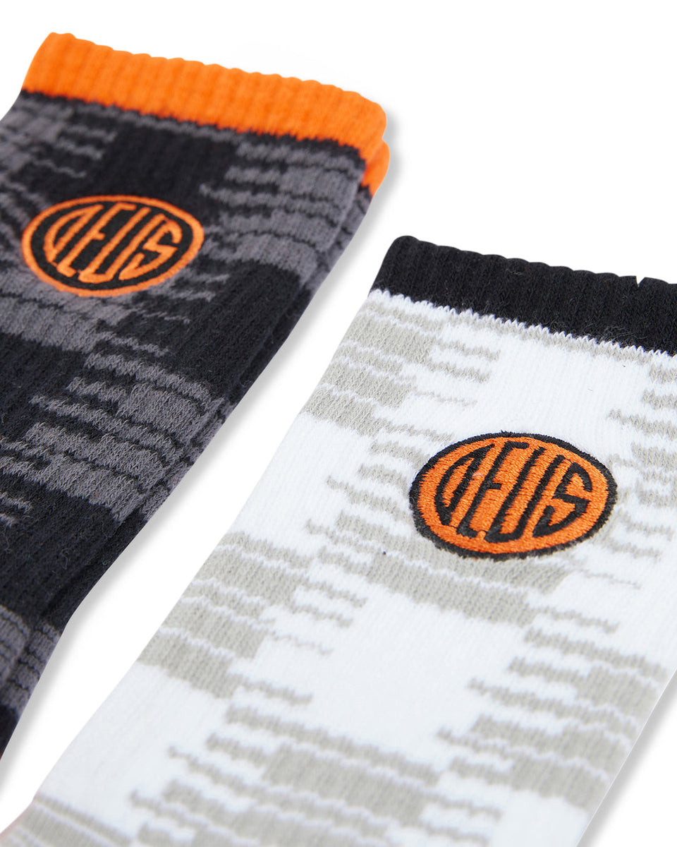 Socks | Deus Ex Machina | Sprint Moto Sock 2 Pack Multi – Deus Ex ...