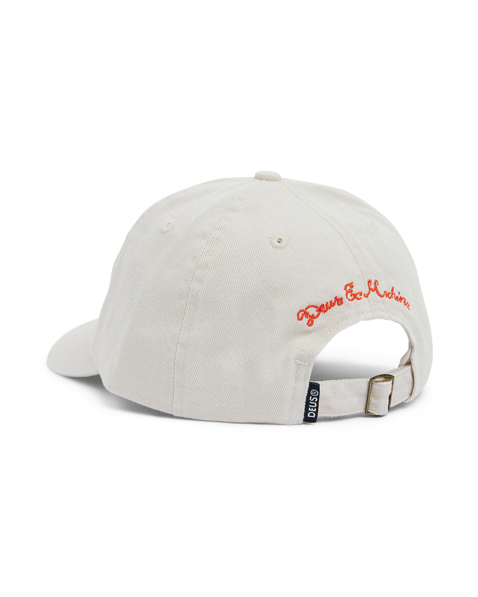 Hats | Deus Ex Machina | Single Fin Dad Cap White – Deus Ex Machina USA