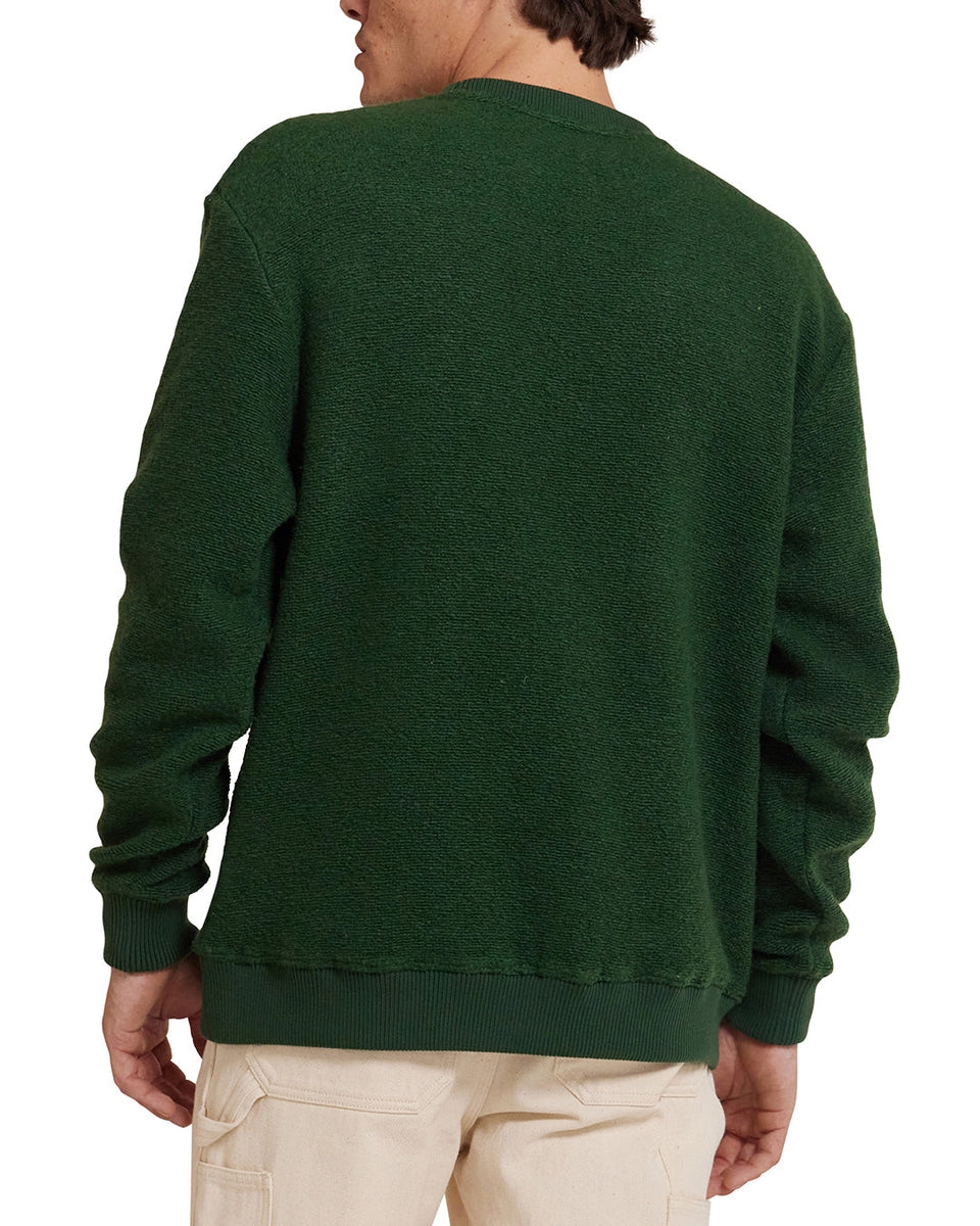 Fleece | Deus Ex Machina | Reo Textured Fleece Forest Green – Deus Ex ...