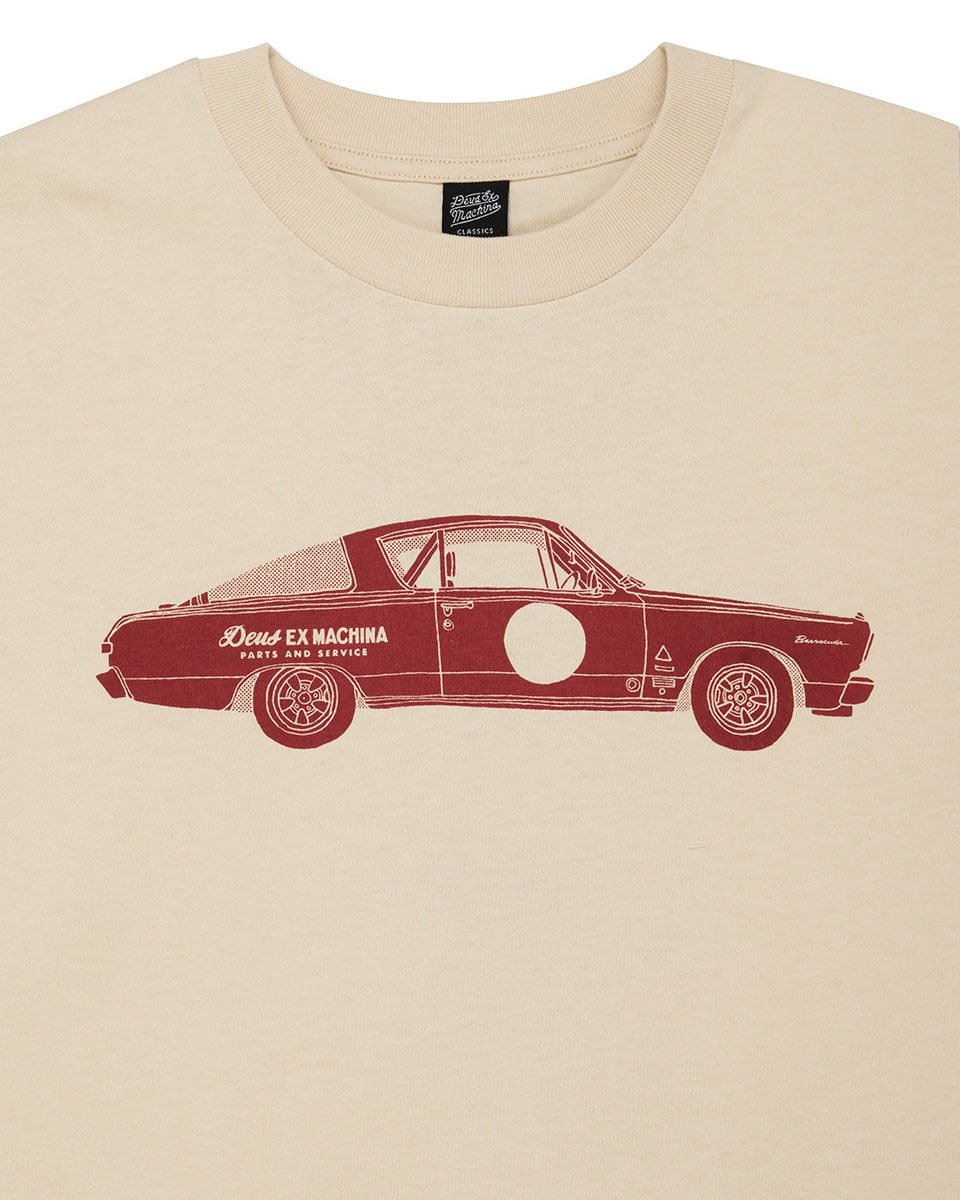 Tees | Deus Ex Machina | Fast Lodge Tee - Seedpearl – Deus Ex Machina USA