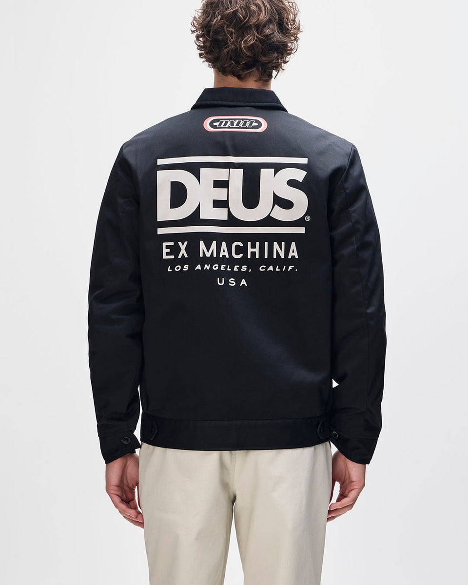Jackets | Deus Ex Machina | Marnus Team Jacket - Black – Deus Ex ...