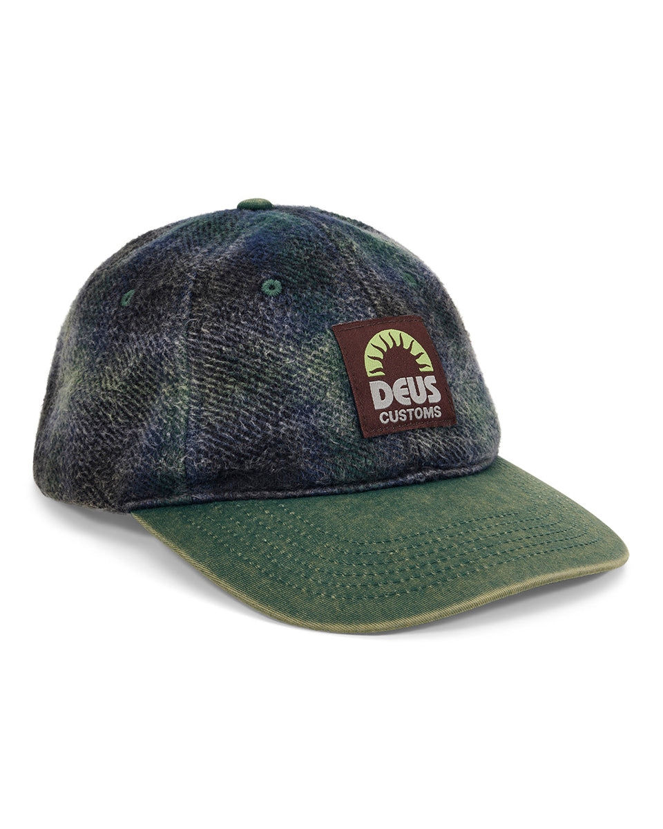 Hats | Deus Ex Machina | Vacay Check Cap Black Check – Deus Ex Machina USA