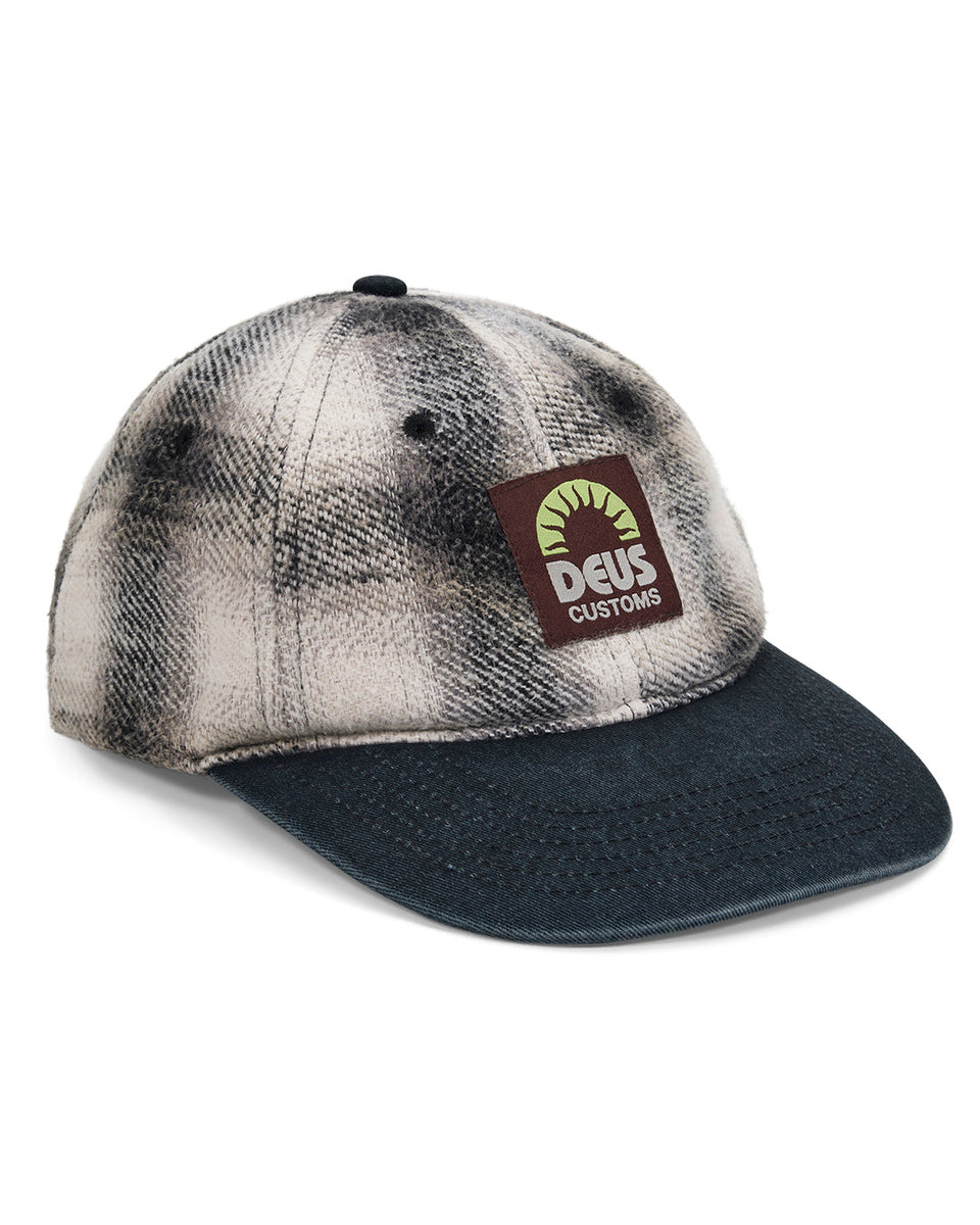 Hats | Deus Ex Machina | Vacay Check Cap - White Check – Deus Ex ...