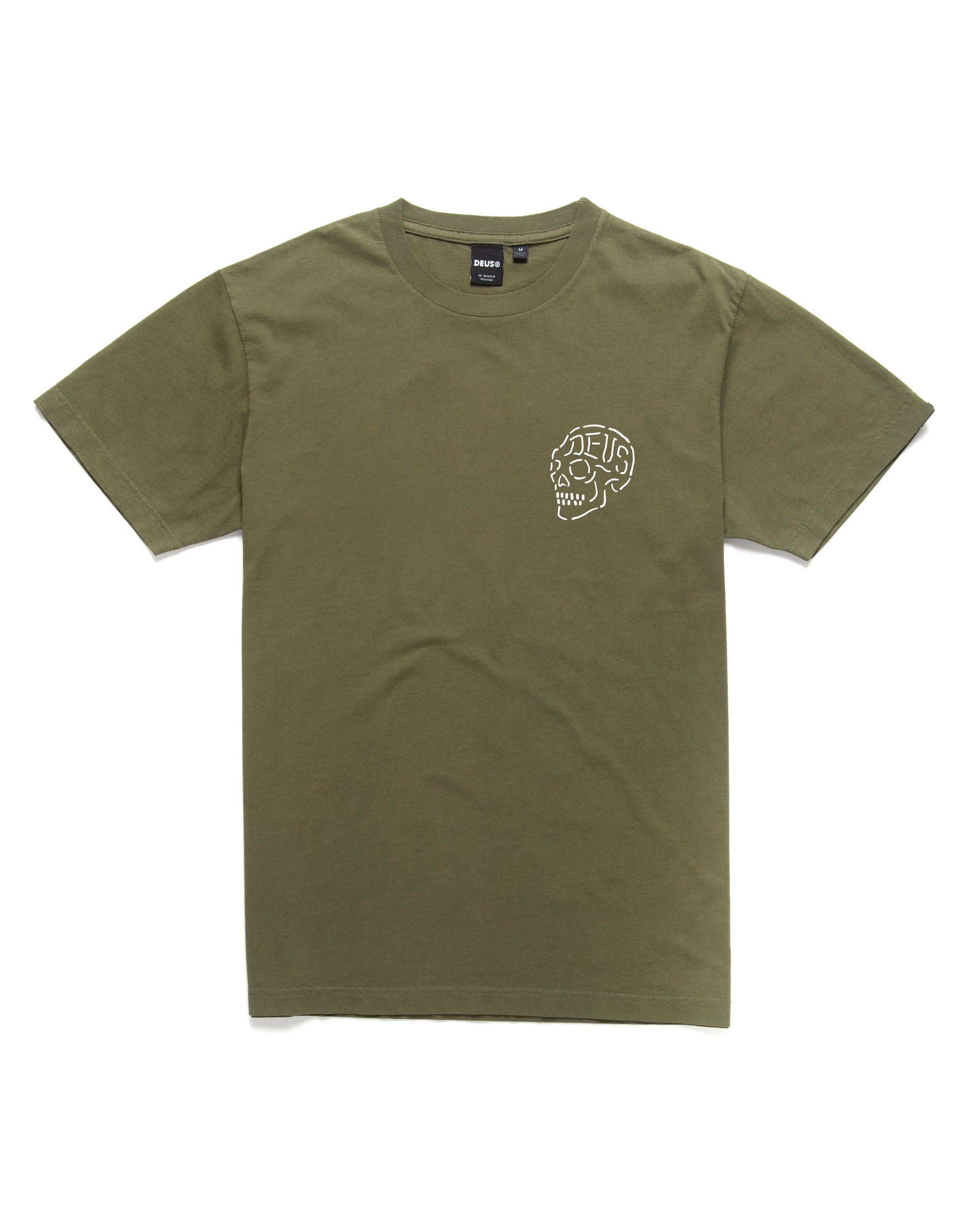 Tee | Deus Ex Machina | Venice Skull - Forest Green – Deus Ex Machina USA