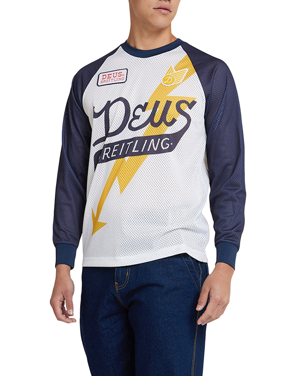 Breitling x Deus Jersey - Vintage White – Deus Ex Machina USA