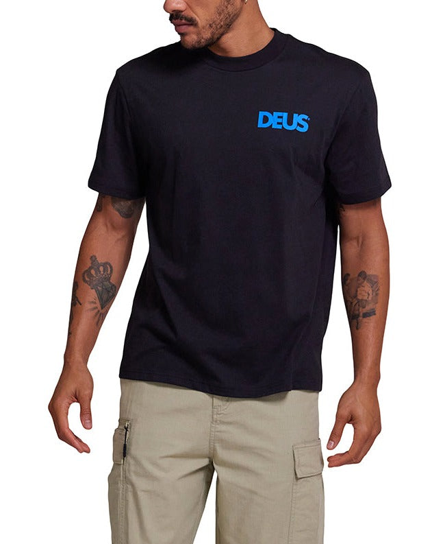 Tees | Deus Ex Machina | Biarritz Surf Tee Black – Deus Ex Machina USA
