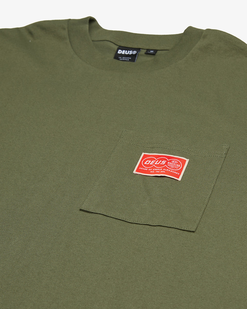 Tees | Deus Ex Machina | Venture Pocket Tee Clover – Deus Ex Machina USA