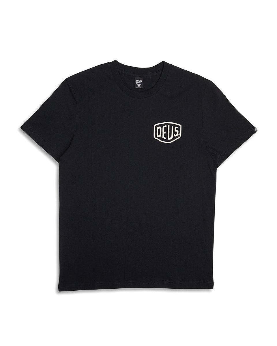 Tees | Deus Ex Machina | Classic Parilla Tee Black – Deus Ex Machina USA