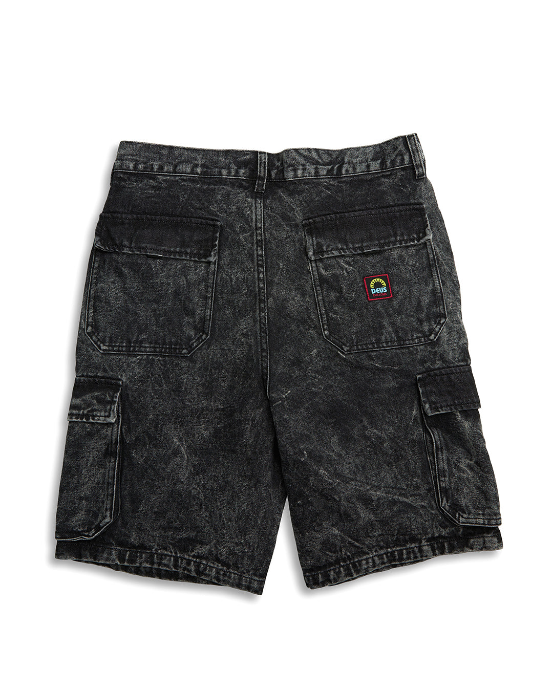 Shorts | Deus Ex Machina | Burly Cargo Short Mid Black – Deus Ex ...