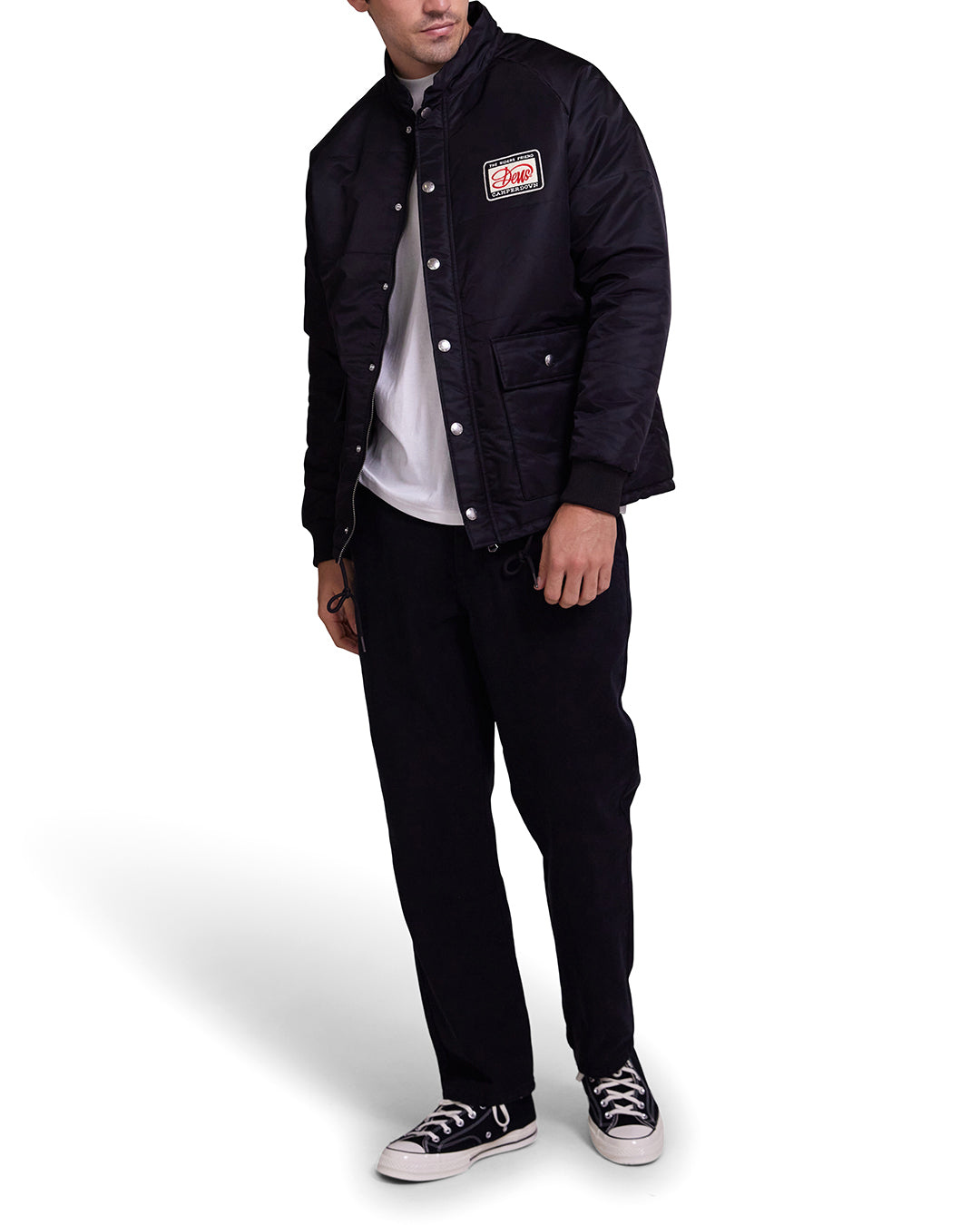 Jackets | Deus Ex Machina | Buzz Racing Jacket Black – Deus Ex Machina USA