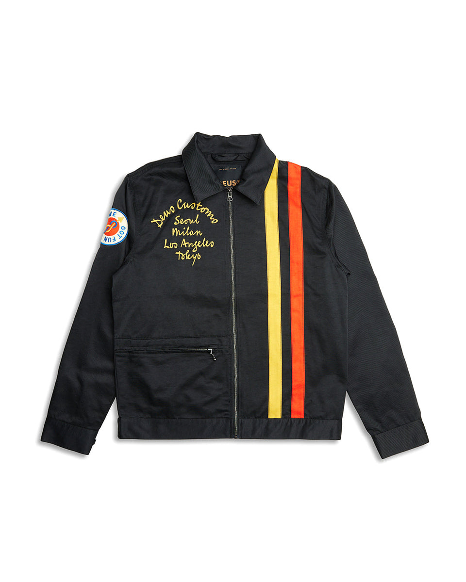 Jackets | Deus Ex Machina | Chime Racing Jacket Black – Deus Ex Machina USA