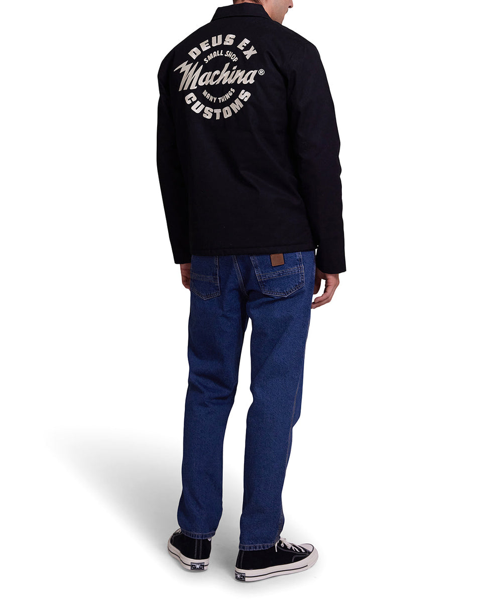 Jackets | Deus Ex Machina | Amped Coach Jacket Black – Deus Ex Machina USA