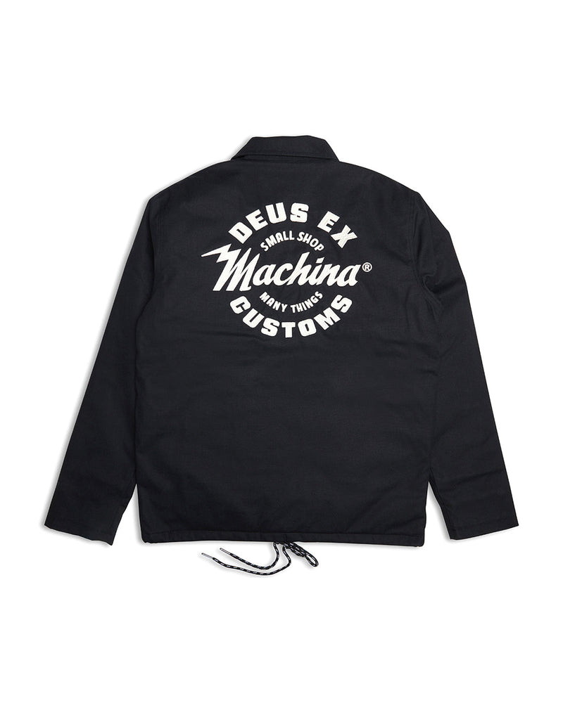 Jackets | Deus Ex Machina | Amped Coach Jacket Black – Deus Ex Machina USA