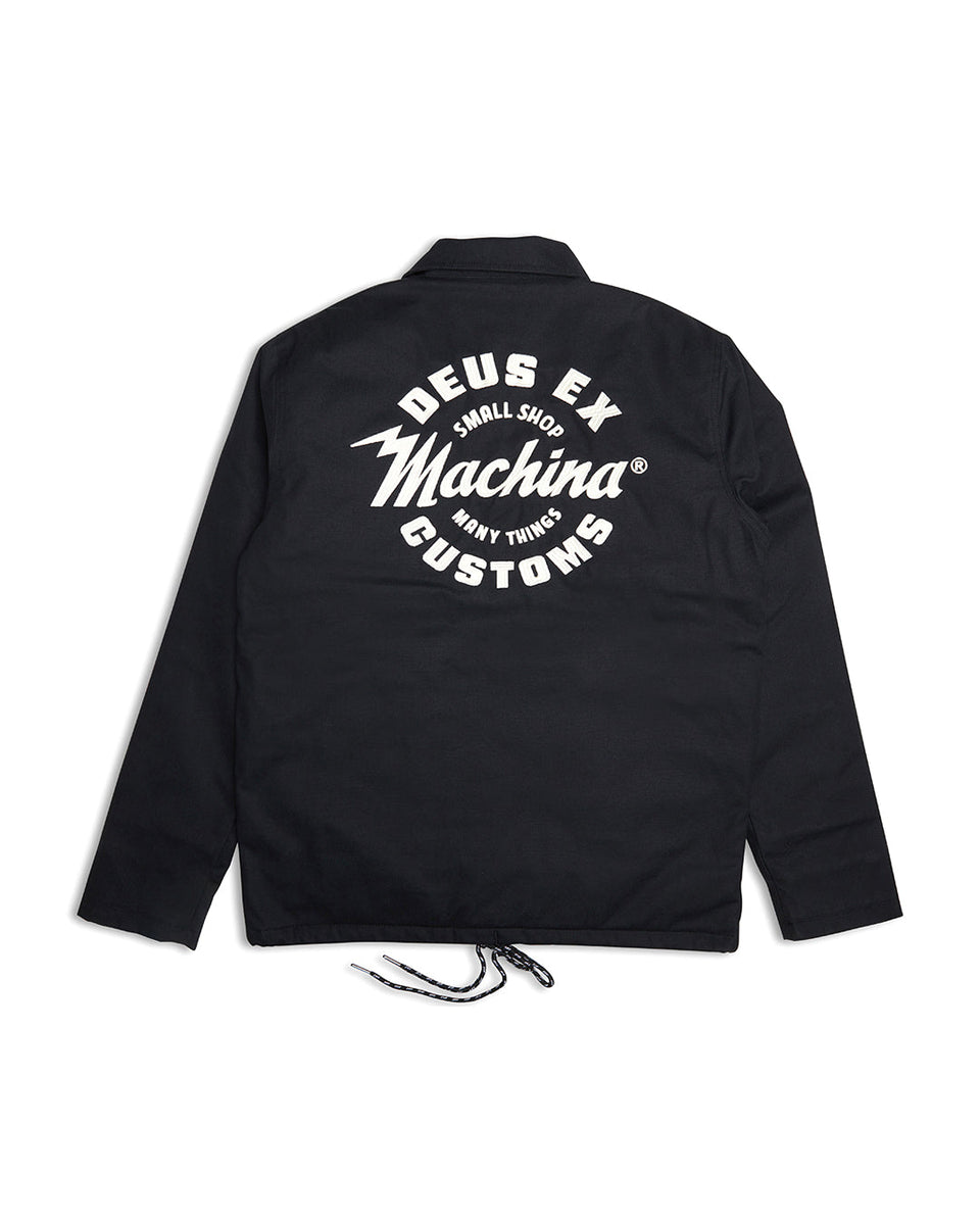 Jackets | Deus Ex Machina | Amped Coach Jacket Black – Deus Ex Machina USA